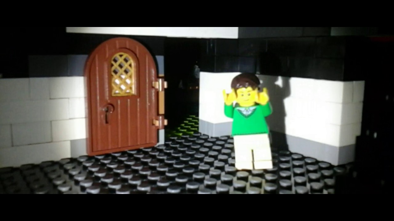 Lego minifigure jumping - YouTube