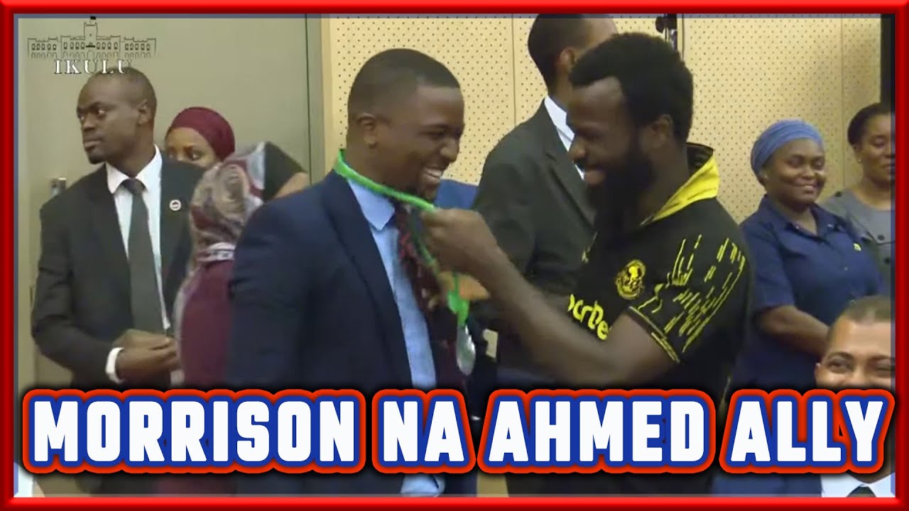 CHEKI MORRISON ALICHOMFANYIA MSEMAJI WA SIMBA AHMED ALLY - YouTube