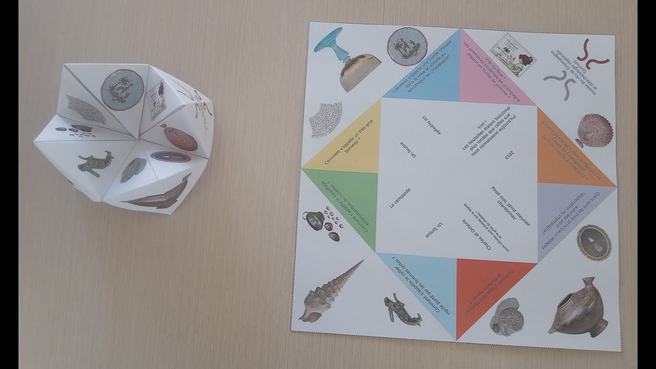 Tuto : Les cocottes en papier du Musée - YouTube