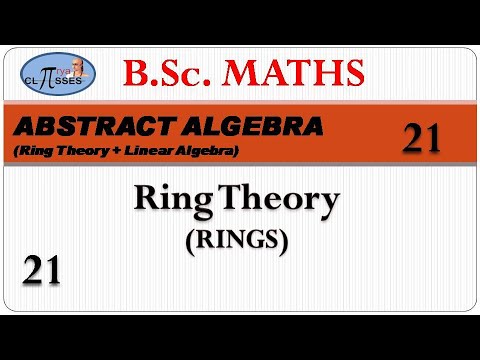 HP21BM3AA-21 | B.Sc. Math | Abstract Algebra | Ring Theory | Lec - 21 ...