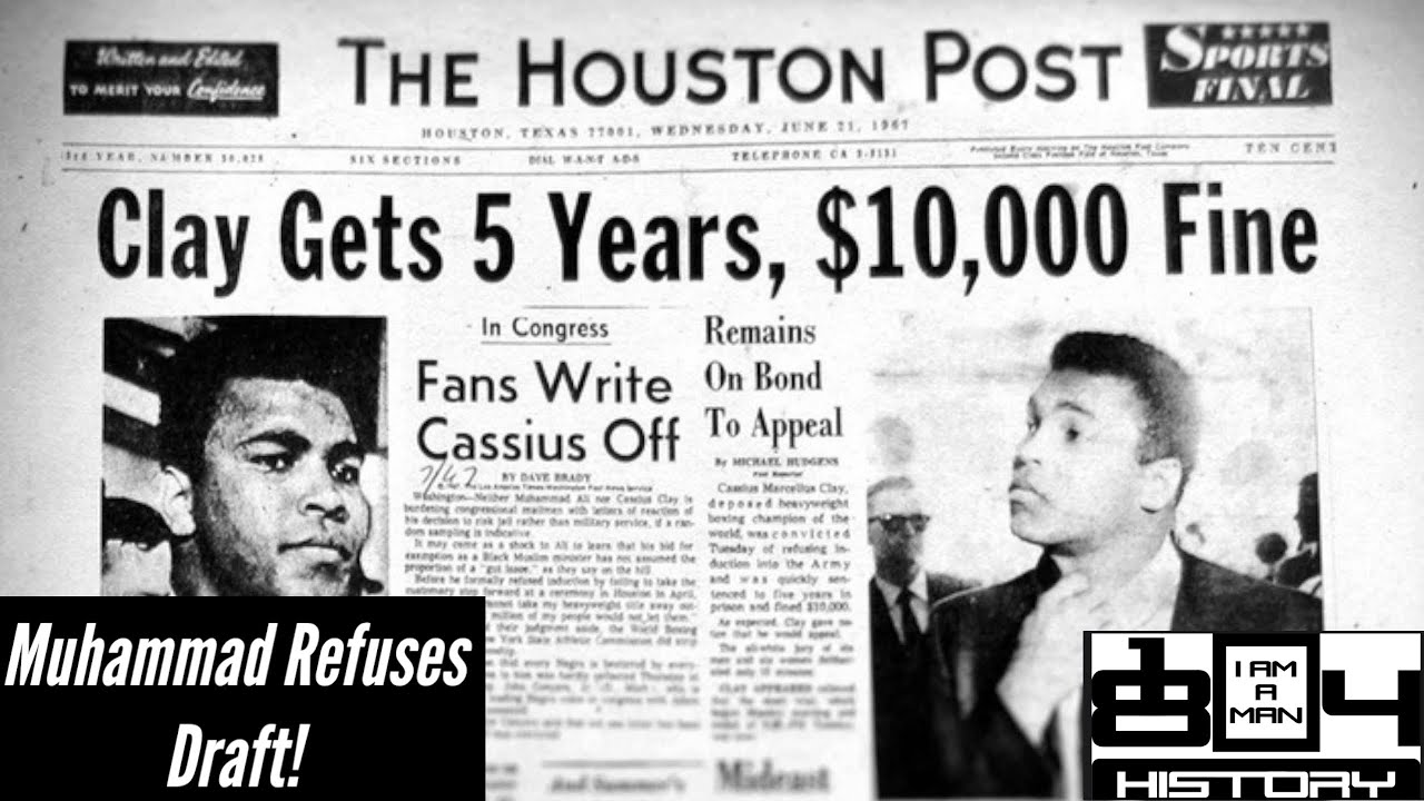 1804History: Muhammad Ali Gets 5 Years In Prison For Draft Refusal ...