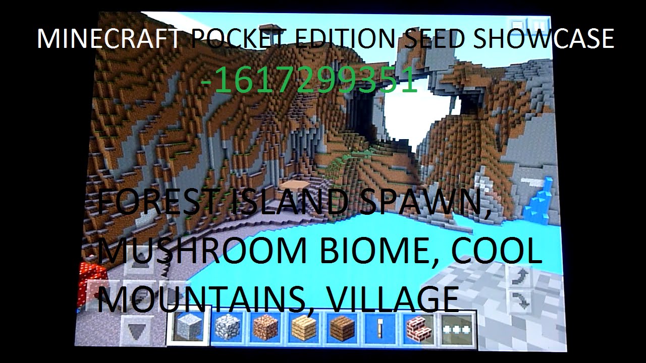 Minecraft PE Seed Showcase: -1617299351 - YouTube