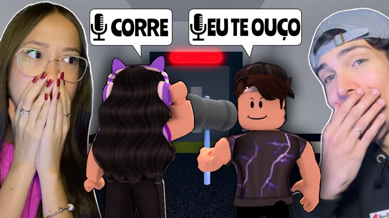 LARI e LUUY usando CHAT DE VOZ no MARRETÃO - YouTube