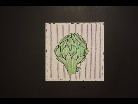 Let's Draw an Artichoke! (CA state Vegetable) - YouTube