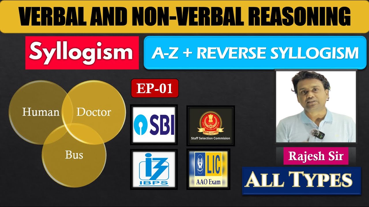 SYLLOGISM - BASIC TO ADVANCE || SOME/SOME-NOT || EP-02 || BANKING CGL ...