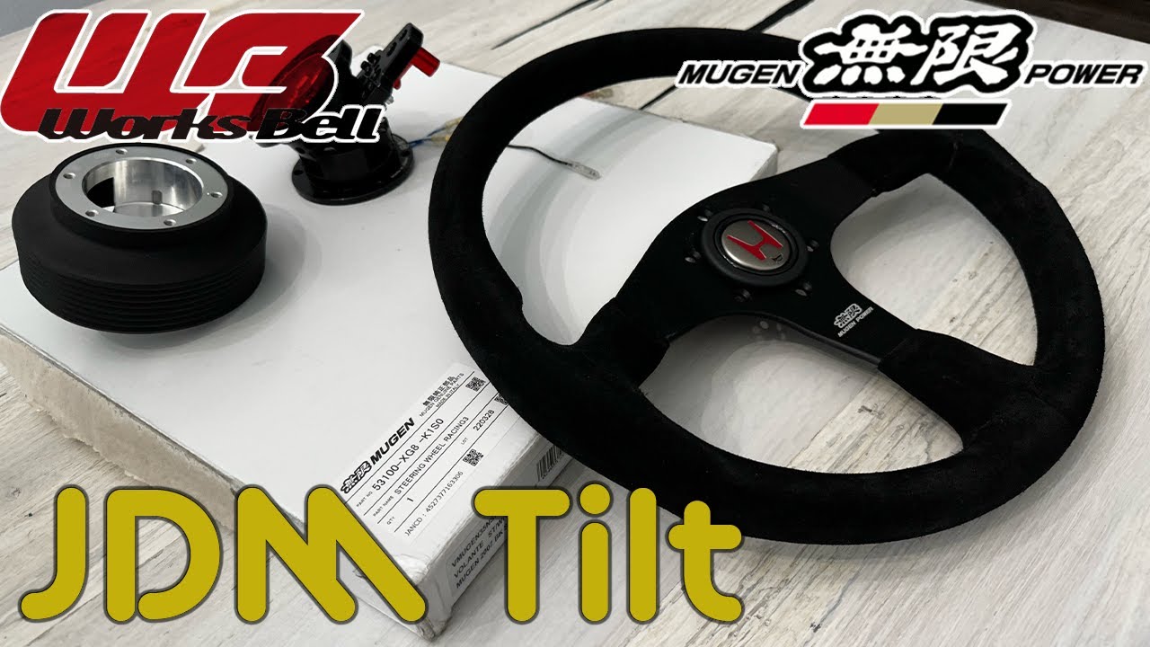 WORKS BELL SHORT BOSS HUB /TILT HUB MUGEN STEERING WHEEL FULL ...