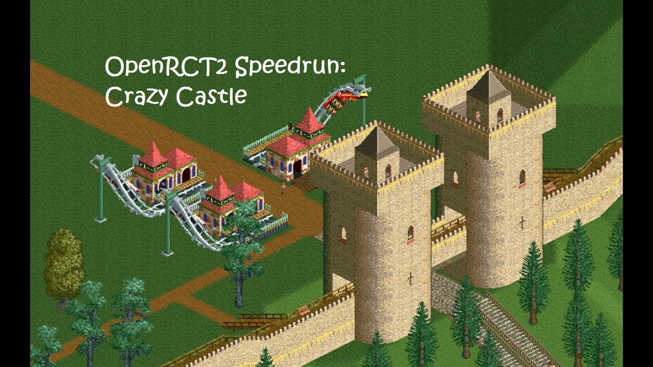 OpenRCT2 Speedrun: Crazy Castle in 3m 1s - YouTube