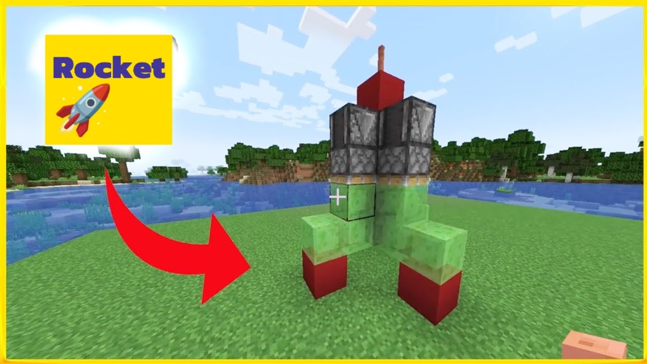 How to Make a Working Rocket Ship in Minecraft - YouTube