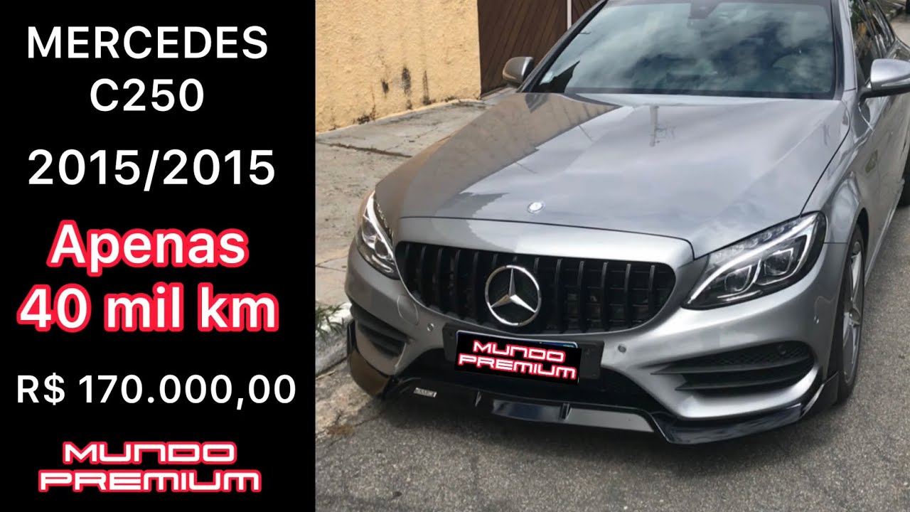 Mercedes C250 Sport ***VENDIDA*** - 40 mil km - Classificados - YouTube