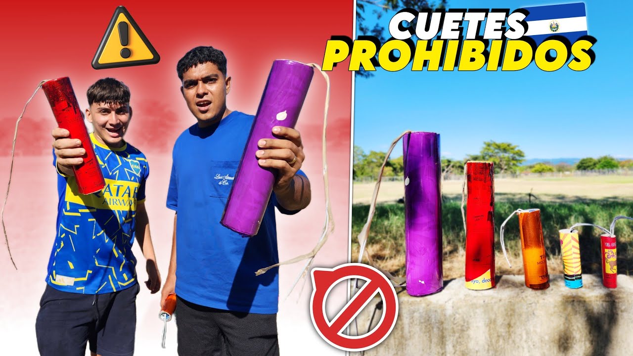 REVENTANDO CUETES GIGANTES PR0H1B1D0S EN EL SALVADOR 🇸🇻 ¡SON MUY ...