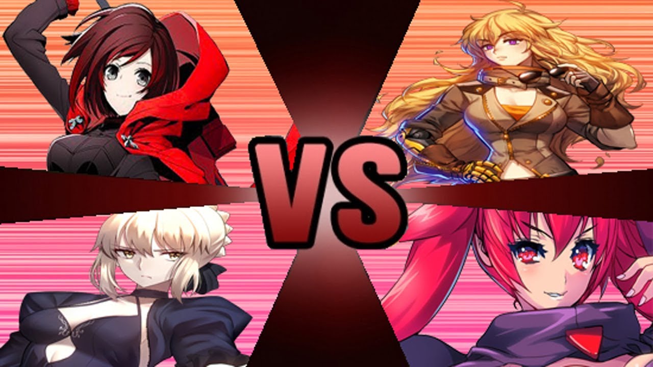 Ruby,Saber Alter Vs Yang, Scharlachrot [QOB MUGEN] - YouTube