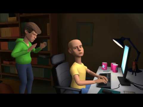Caillou gets a Plotagon Account while Grounded