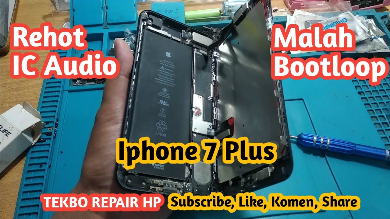 Iphone 7 Plus Error IC Audio, Coba Aja di Rehot!! - YouTube