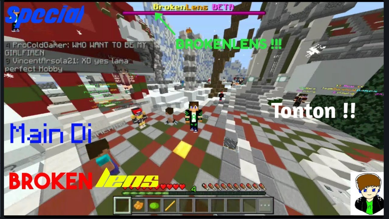 Main Di BrokenLens | Minecraft Indonesia - YouTube
