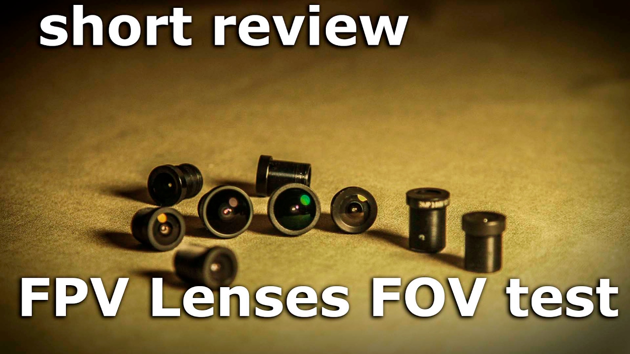FPV Lens test / Выбор линз для фпв from banggood - YouTube