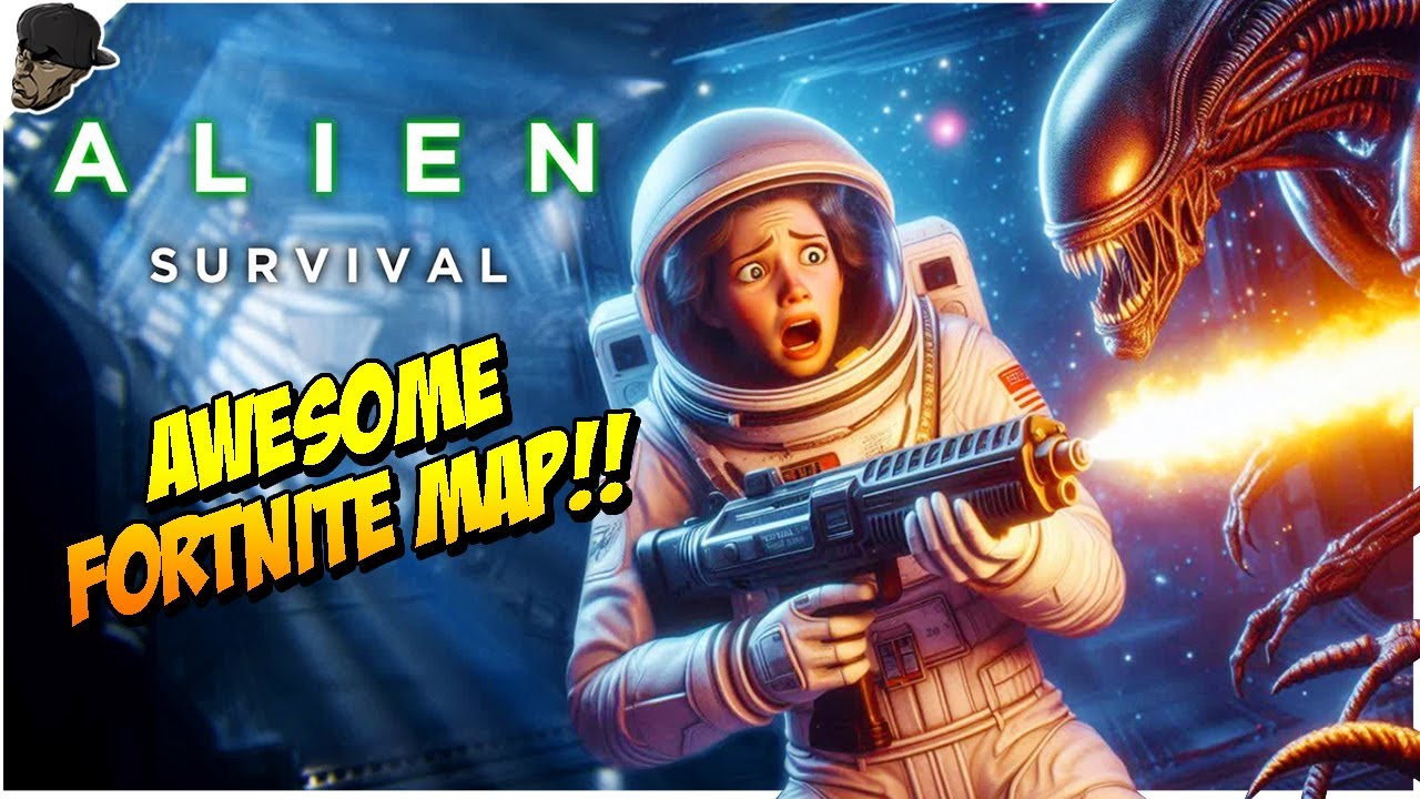 AN AWESOME FORTNITE ALIEN MAP!! [Alien Survivor - Fortnite Gameplay ...