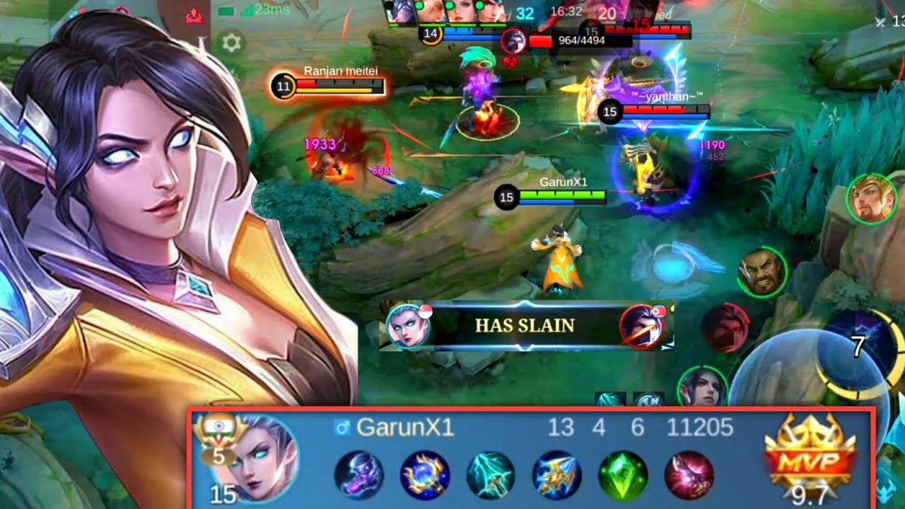 Mobile legends Eudora Gameplay - Target locked Cecilon Roger minsithar ...