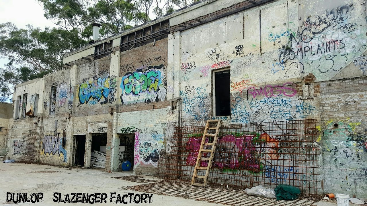 Abandoned Oz: Dunlop - Slazenger Factory - YouTube