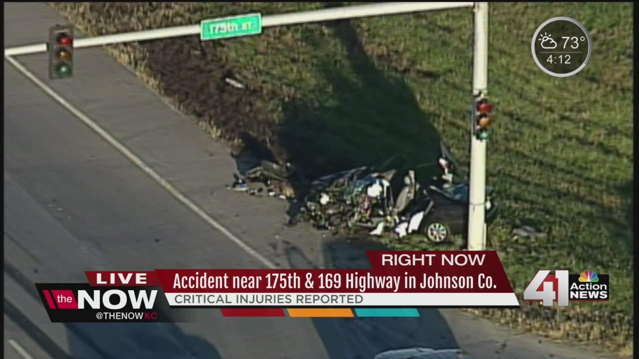 Critical injuries reported after wreck near 175th and Highway 169 - YouTube