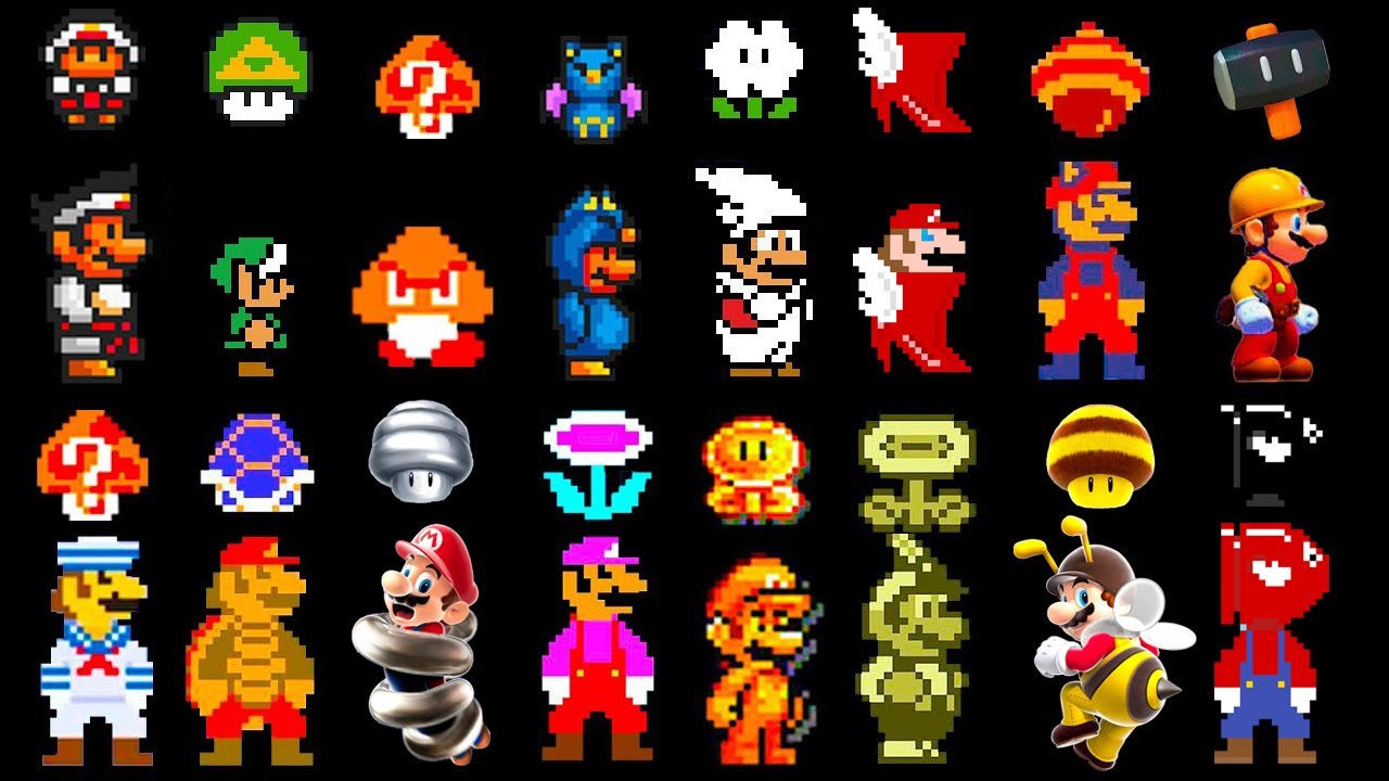 ALL MARIO POWER-UPS in Super Mario Maker 2! (Full Showcase) - YouTube