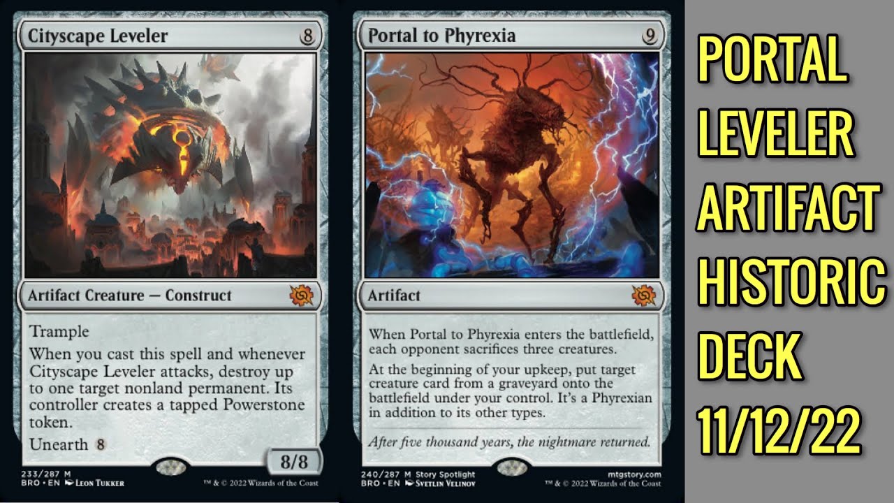 Magic The Gathering Arena PORTAL & LEVELER HISTORIC DECK * Gameplay by ...