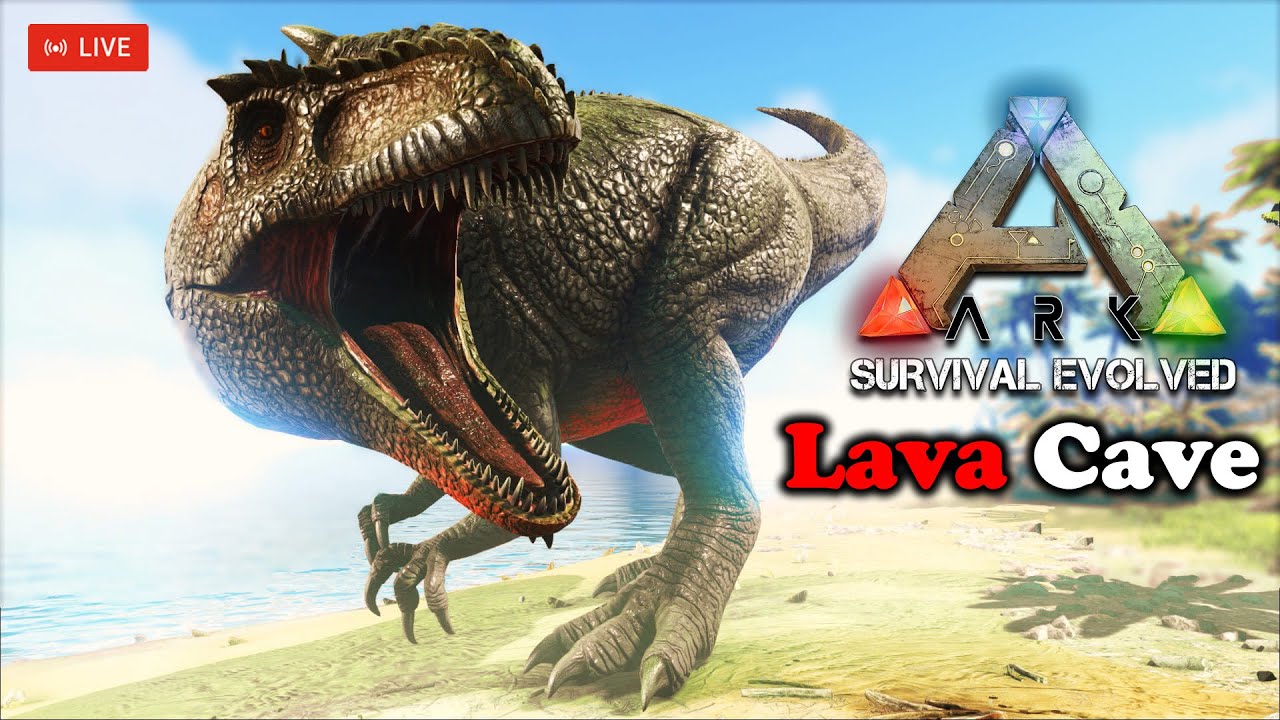 🔴 Lava Cave - Artifact of the Massive ARK Survival Evolved Day 16 - YouTube