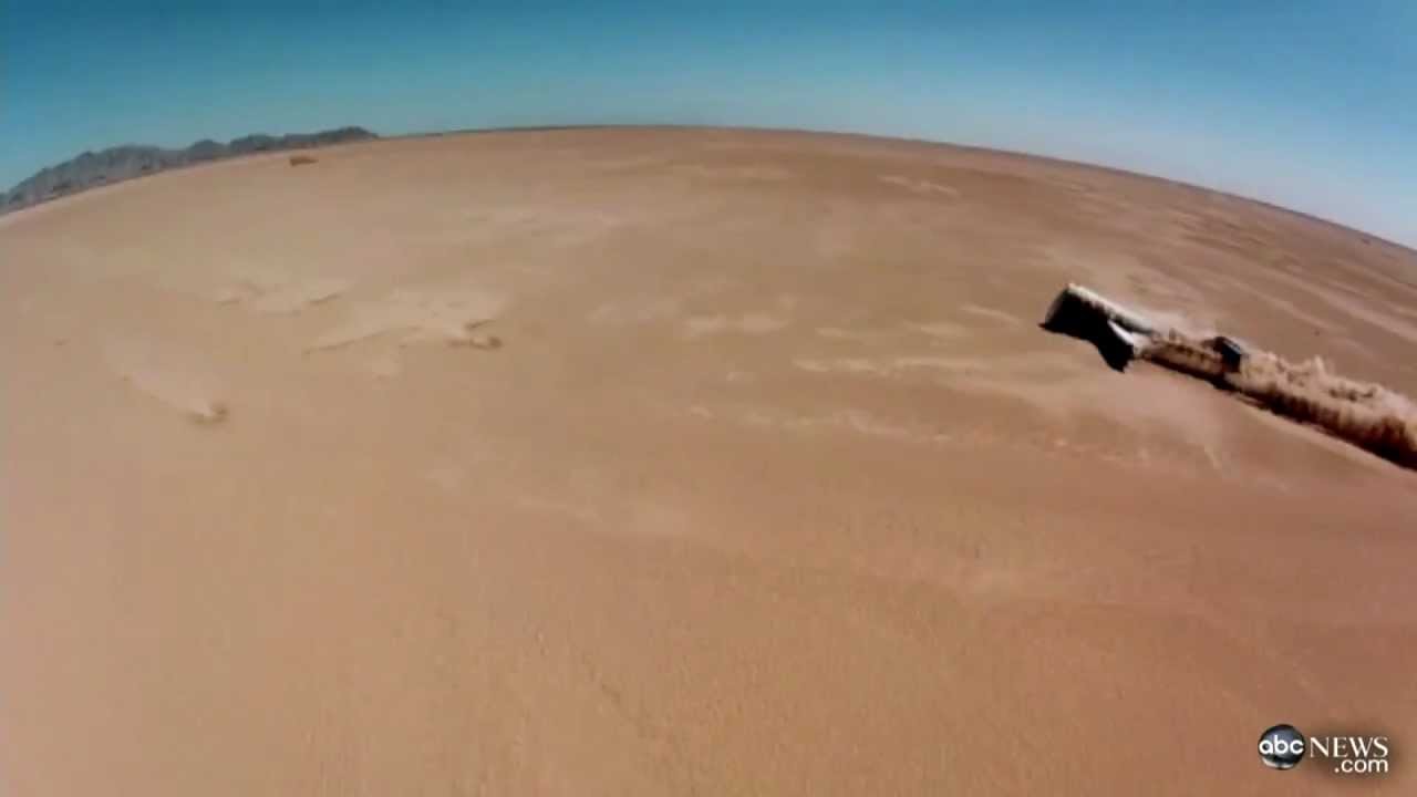 boeing 727 Crash test desert - YouTube