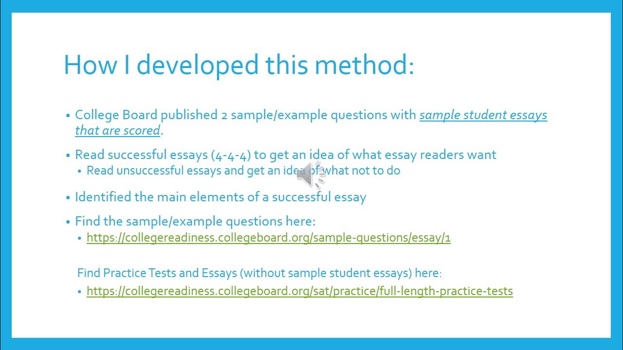 Part 1: The New SAT Essay - YouTube