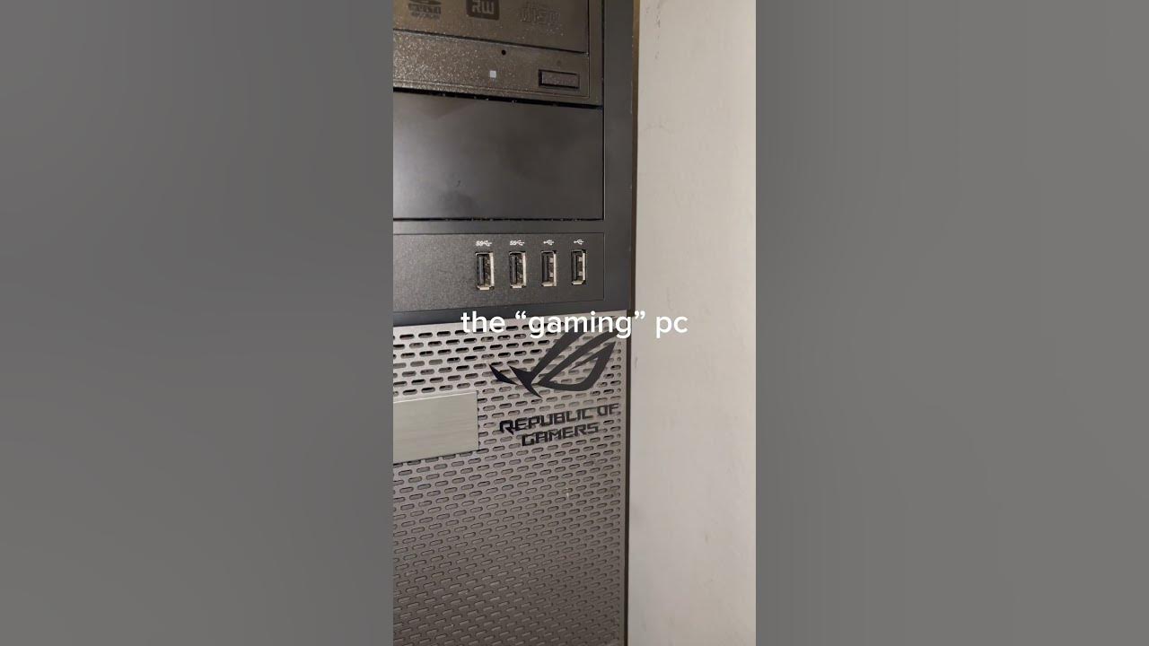 bros pc is a sh*t box💀 #computer #gaming #pcsing #computerhardware #pcsystem #advancedpc # ...