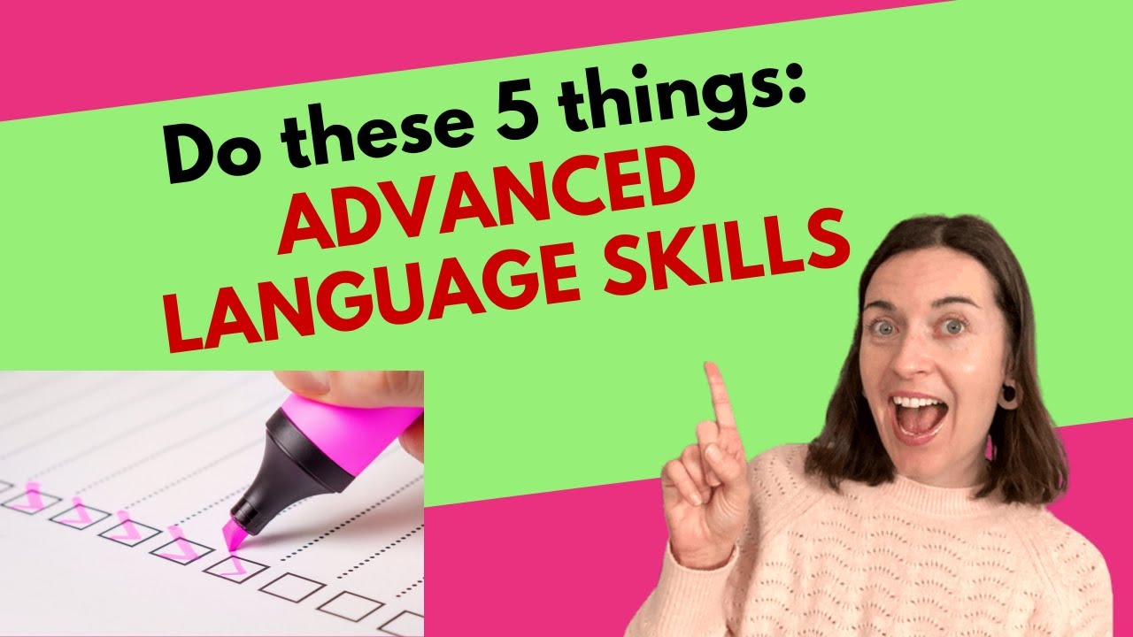 5 steps to get from intermediate to ADVANCED [in any language!] - YouTube