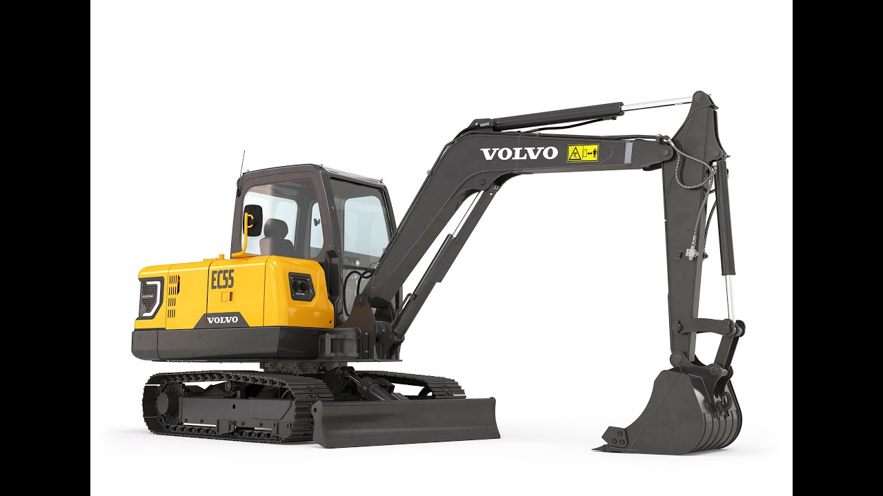 Volvo EC55 Electric customer pilot - YouTube