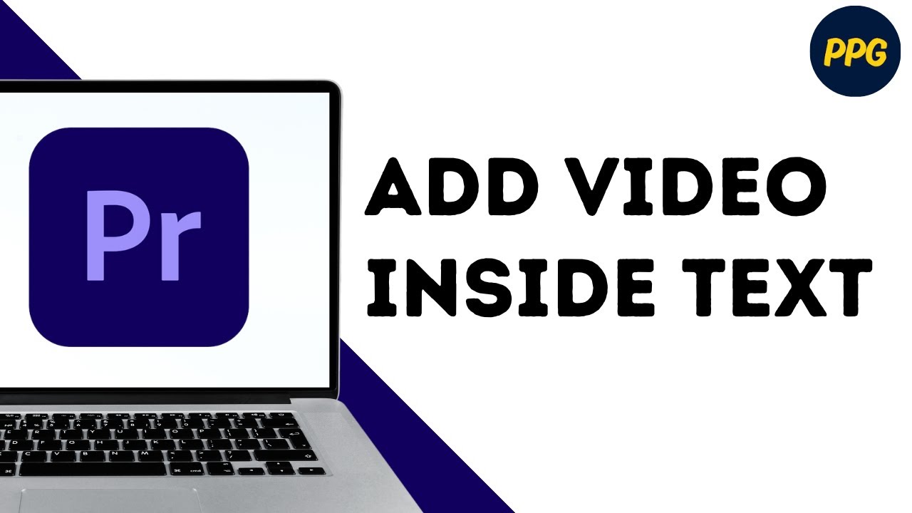 How To Add Video Inside Text In Premiere Pro ? - YouTube