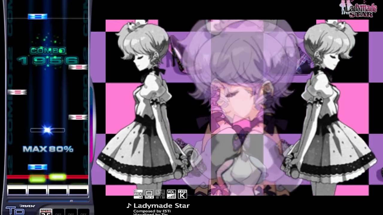 [DJMAX Trilogy] Ladymade Star -4Keys Lv. 10 - YouTube