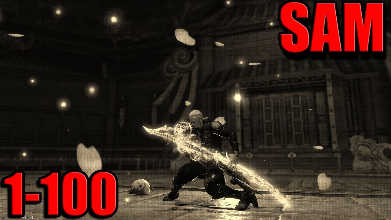 FFXIV: Dawntrail Samurai 1 to 100 Leveling Skills Guide - YouTube