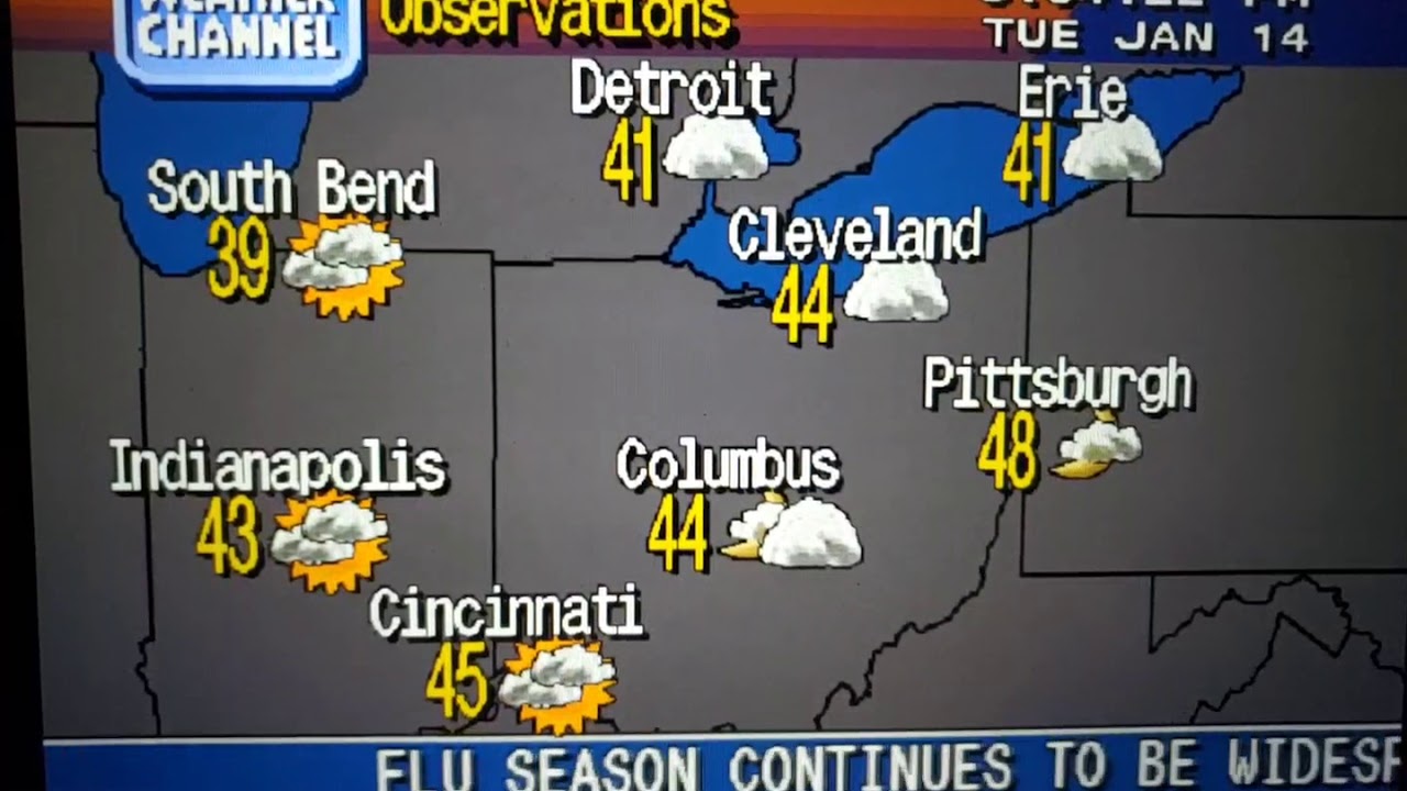 WeatherStar 4000 Simulator Jan. 14, 2020 part 3(1) - YouTube