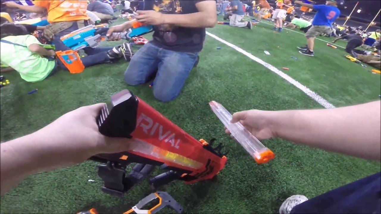 Jared's Epic Nerf War - YouTube