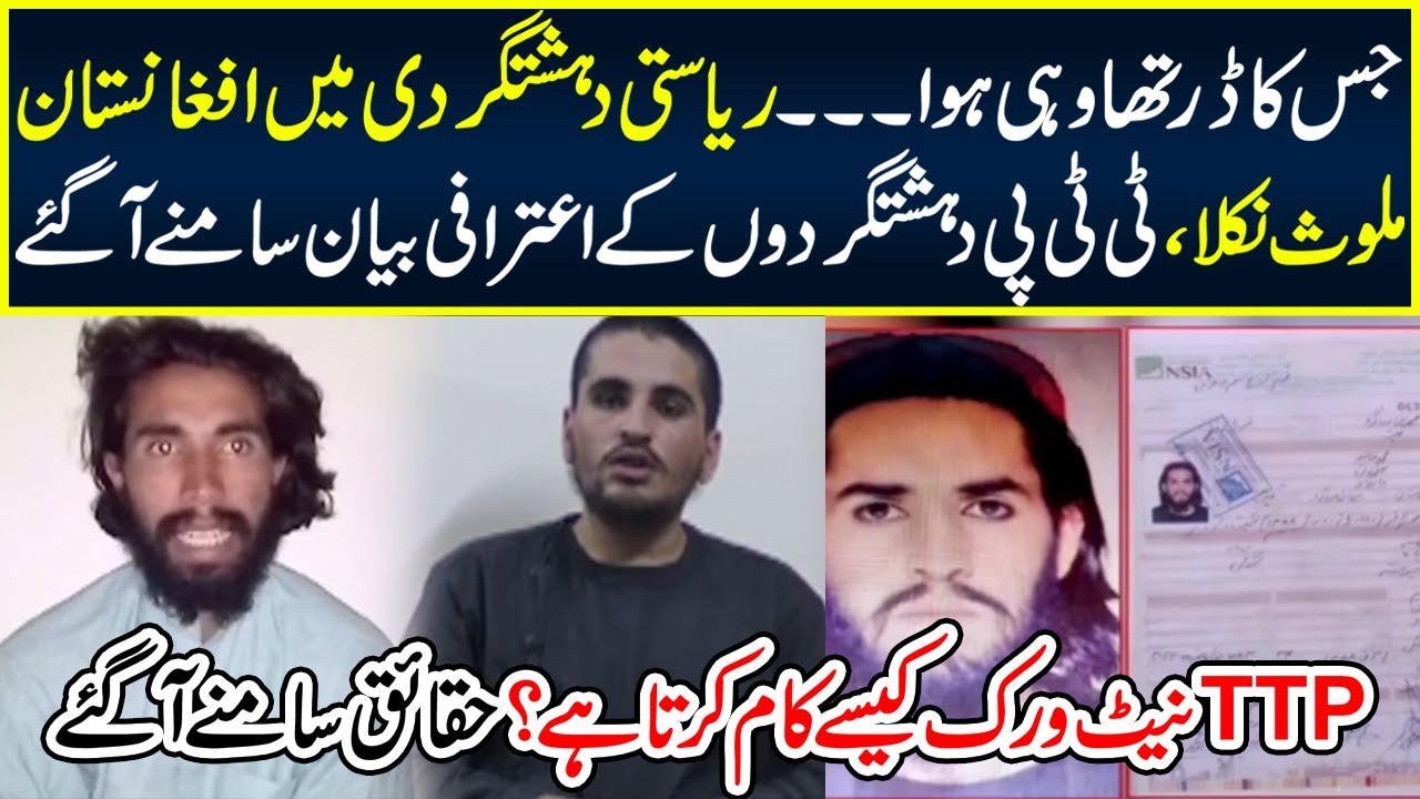 Confessional statement of Arrested TTP workers | How TTP Network Works ...