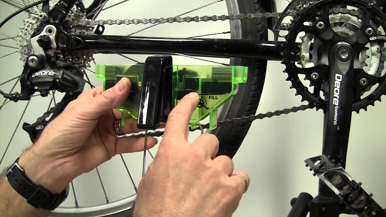 How To Use The Filzer Chain Cleaner CC 3 - YouTube