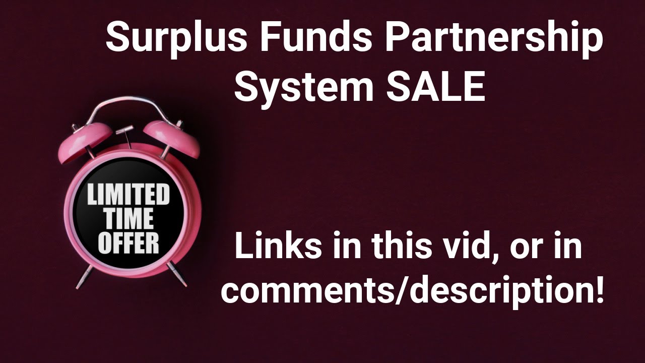 Surplus Funds October Sale Info Links - YouTube