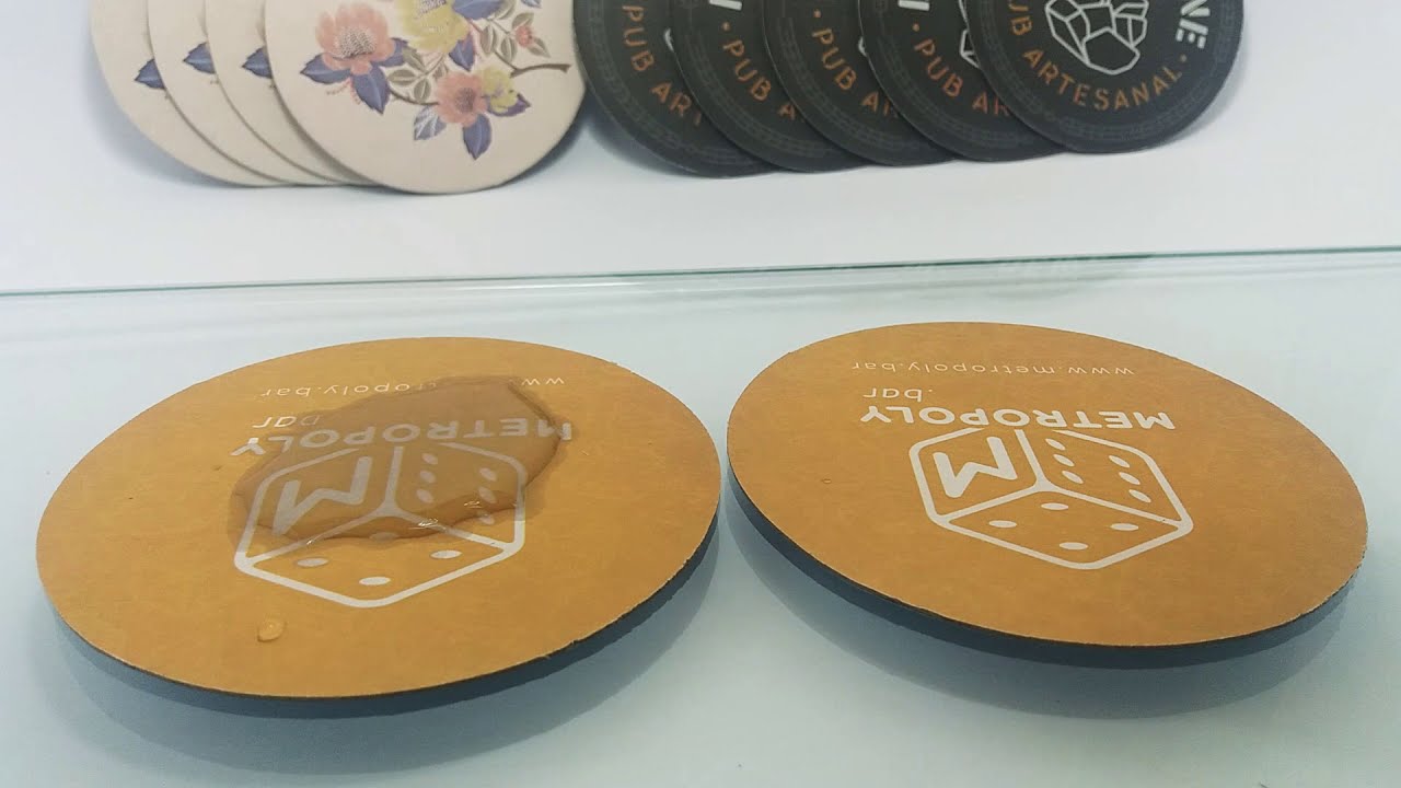 Orçamento Bolacha de Chopp - YouTube