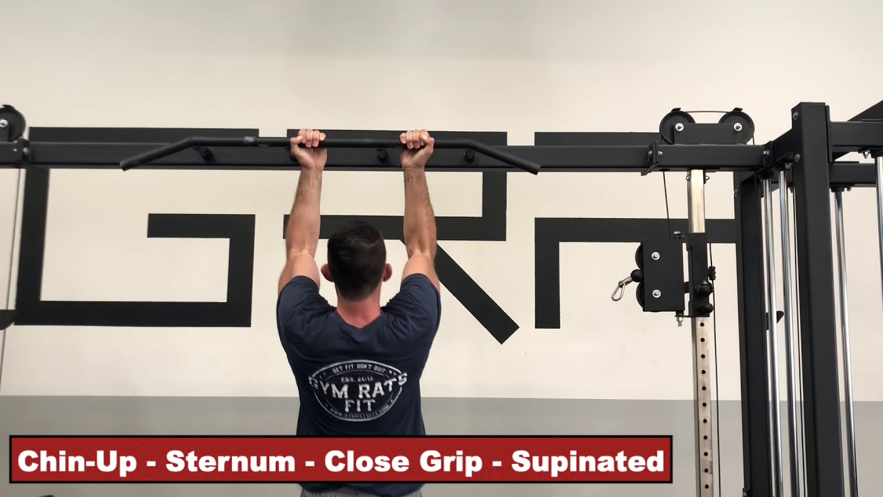 Chin-Up - Sternum - Close Grip - Supinated | GRF Exercise Database ...