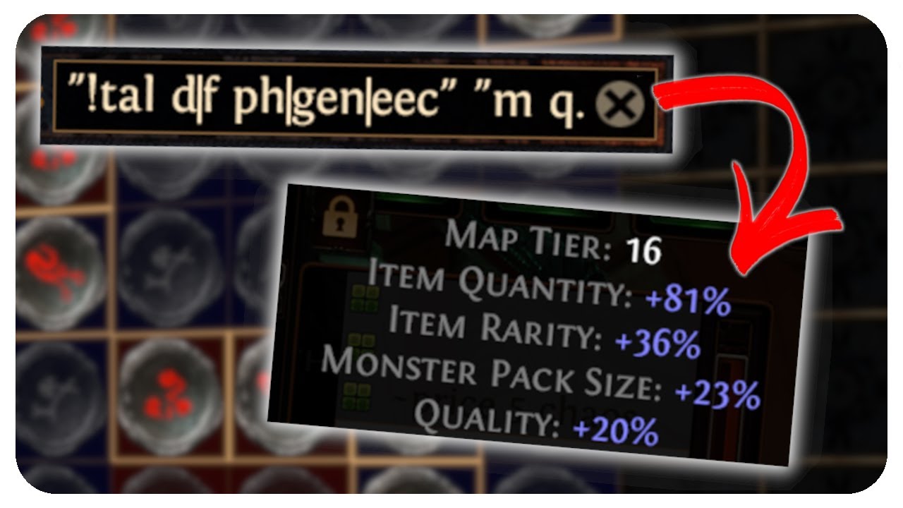 Préparez vos Maps comme un Champion : Les regex dans Path of Exile 3.22 ...