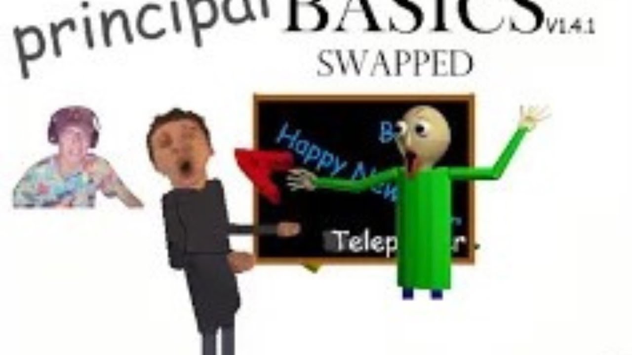 Baldi basics Principal swapped basics and EVERYONE CAN WALK THOUGH ...