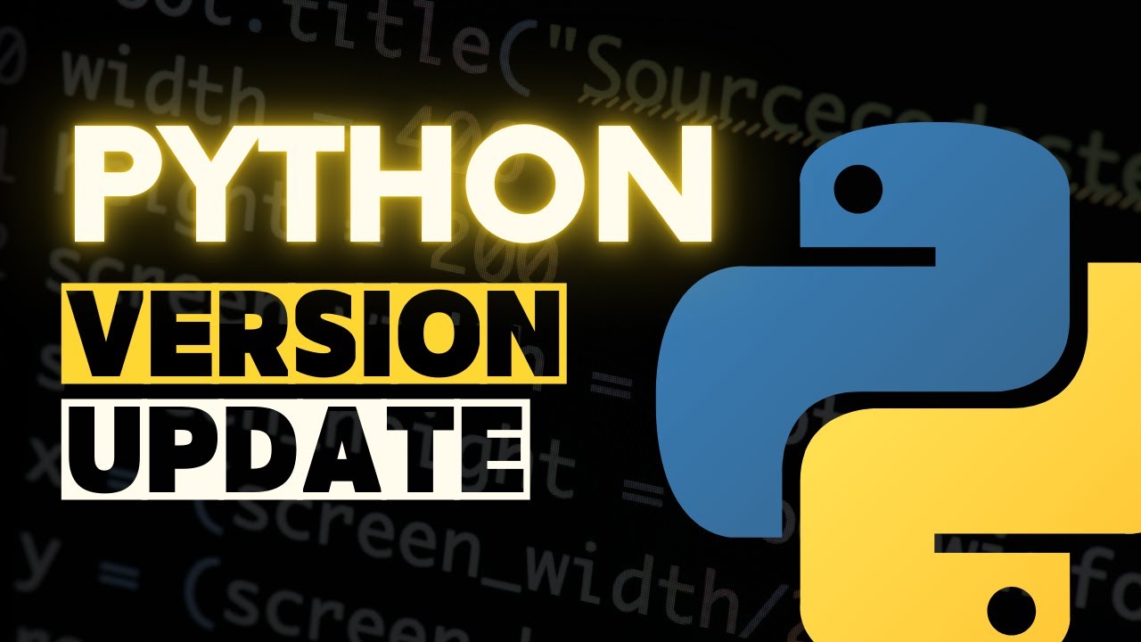 How To Update Python Version On Windows Quick Guide YouTube