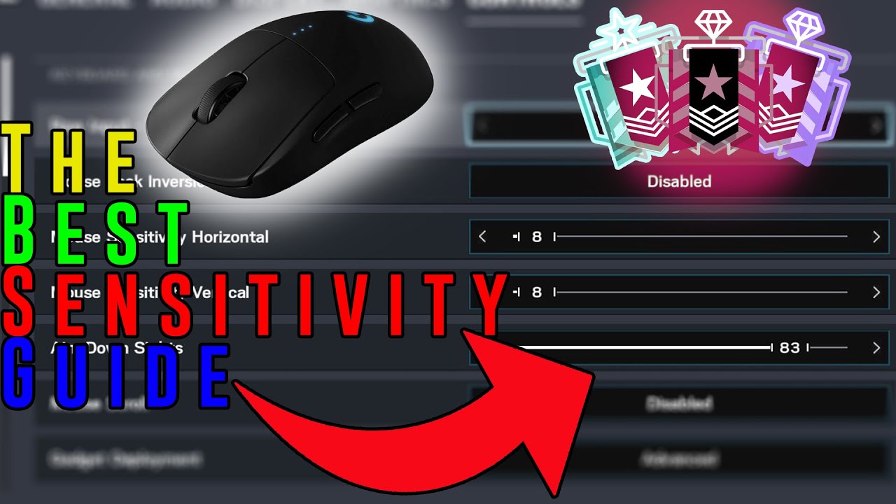The BEST Sensitivity Guide - Rainbow Six Siege Tips - YouTube
