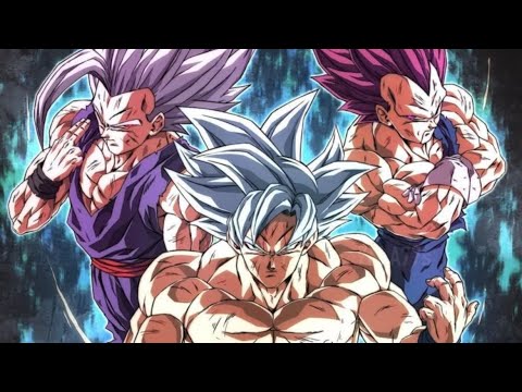 Goku Vegeta and Gohan SLAM the whole verse badly in their BASE forms ...