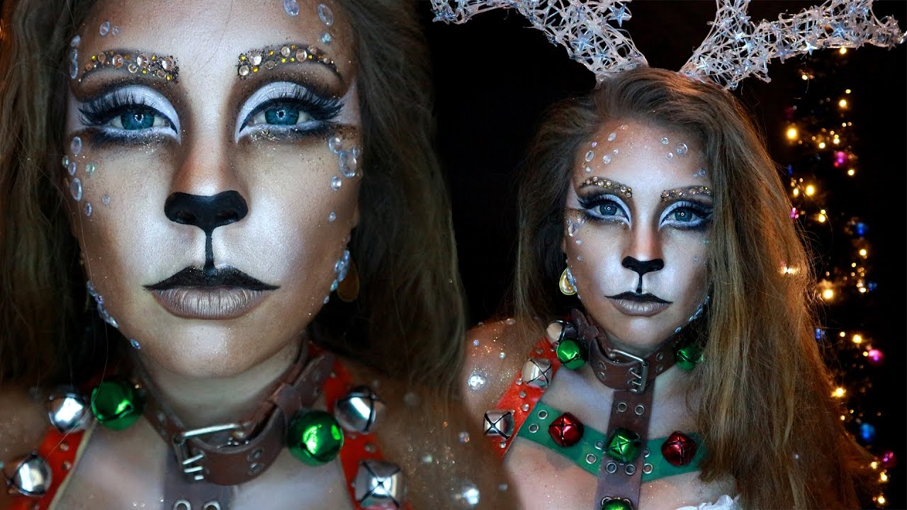 Deer makeup tutorial - YouTube