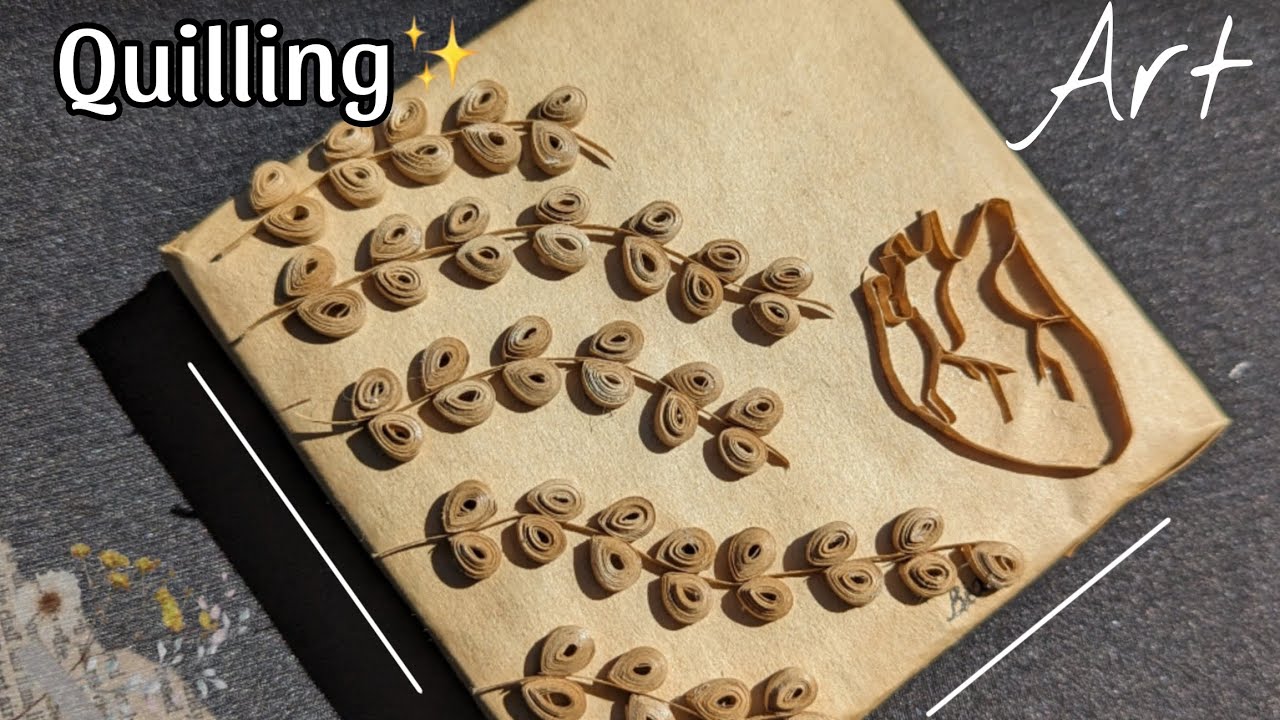 Basic quilling design | quilling paper art - YouTube
