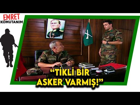 TAHİR YÜZBAŞI, TİKLİ ASKER EKREM'İ ALBAY'A ŞİKÂYET EDİYOR | Emret Komutanım