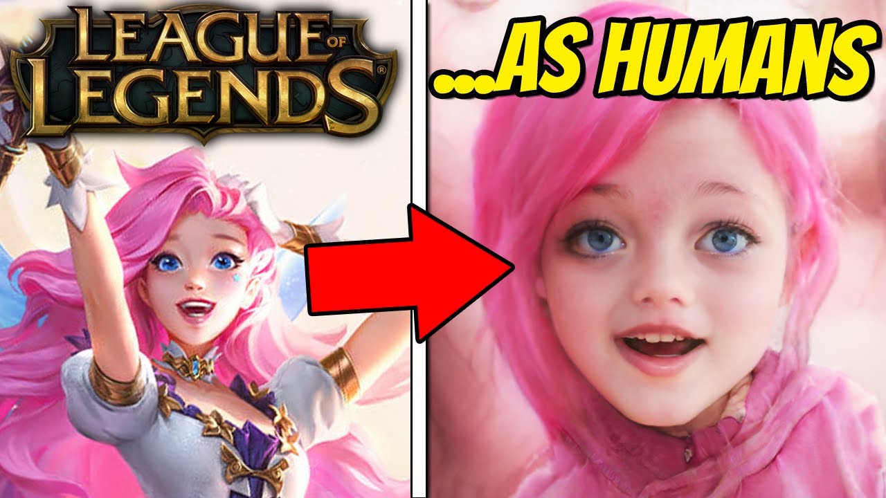 I Used AI to turn League of Legends CHAMPIONS into REAL HUMANS - YouTube